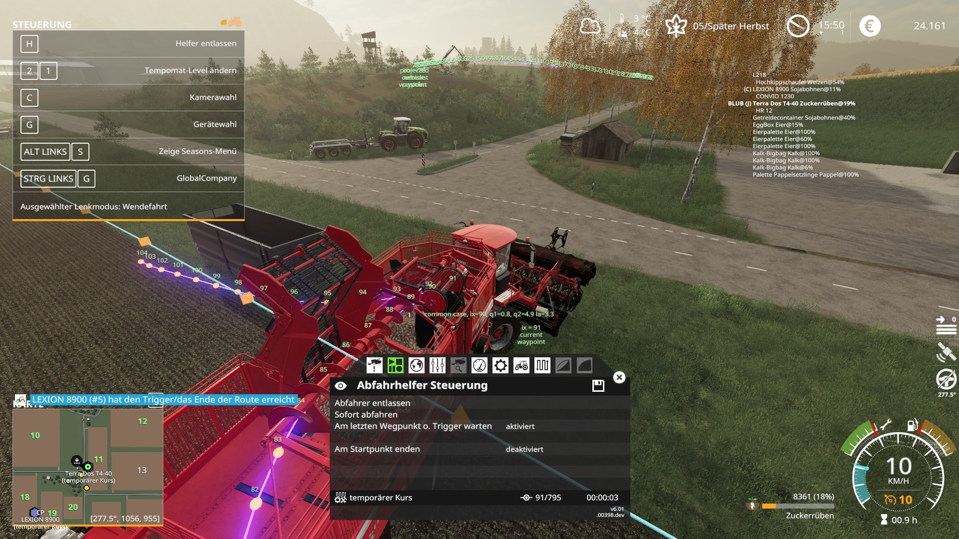 Panther Beet Harvester Auto Unload · Issue 5120 · Courseplaycourseplay · Github