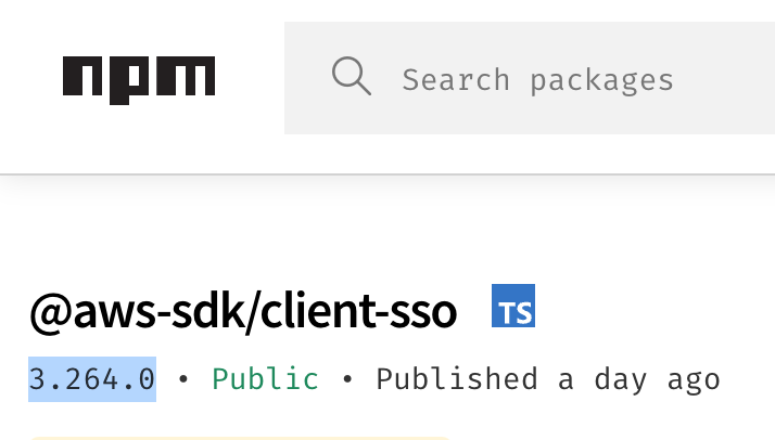 Aws Sdkclient Sso32640 Does Not Exist · Issue 4399 · Awsaws Sdk Js V3 · Github