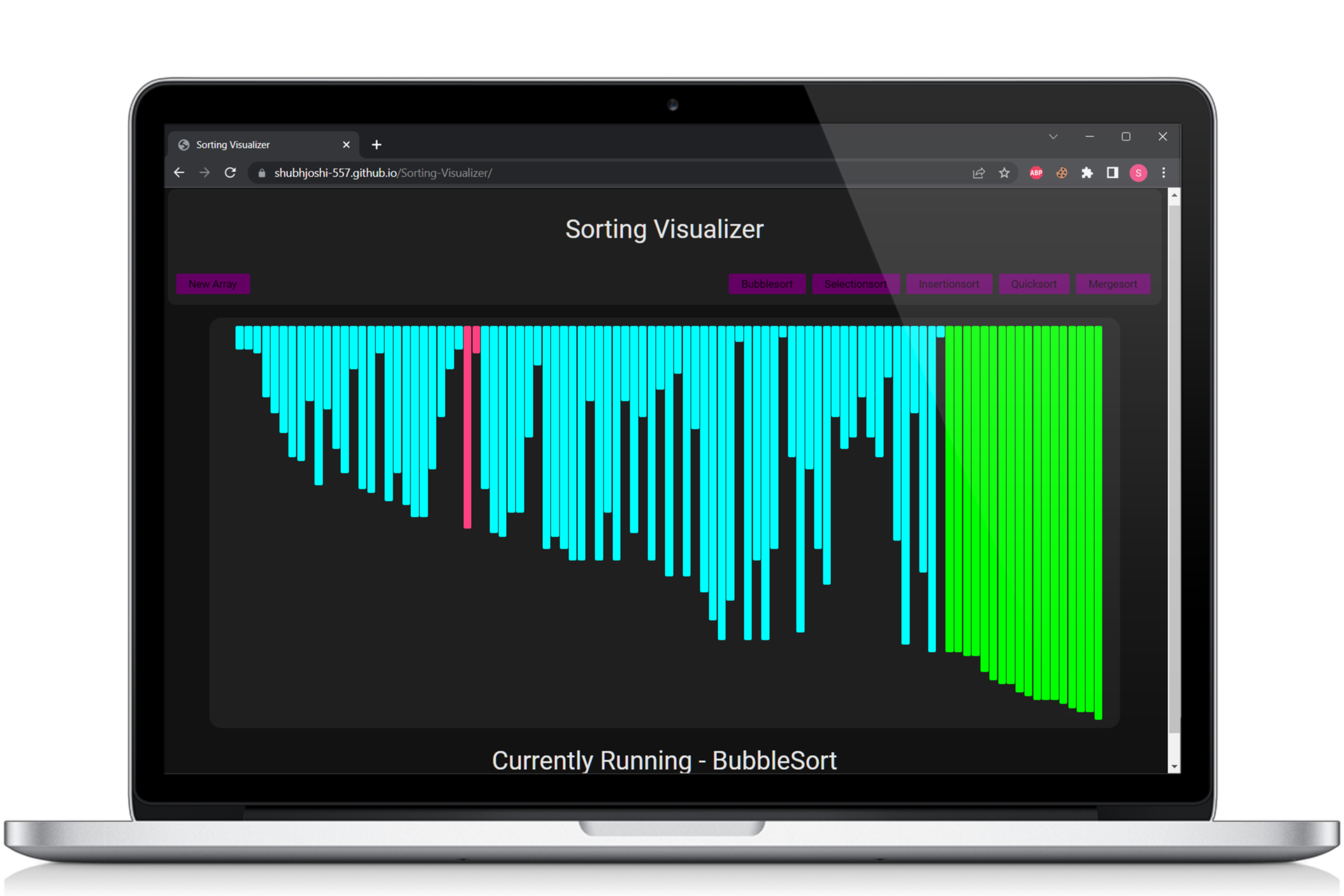 GitHub - ShubhJoshi-557/Sorting-Visualizer: A visualizer for commonly used sorting algorithms.