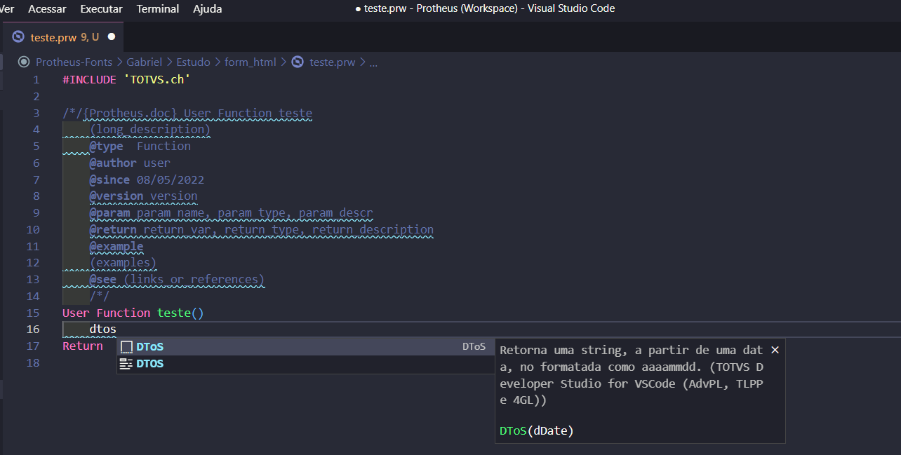 Problema ao carregar snippets dentro do VSCode · Issue #966 · totvs/tds-vscode · GitHub