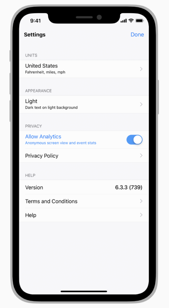 [HIG] App Architecture - 7. Settings