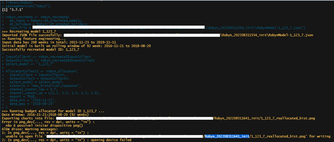 Unable to run robyn_allocator after loading a model using robyn_recreate · Issue #481 ...