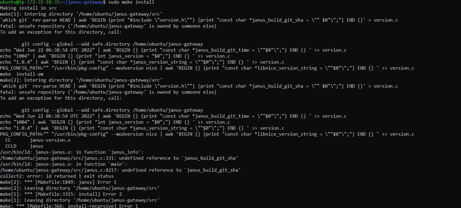 Issue with #846 on compiling · Issue #860 · meetecho/janus-gateway · GitHub