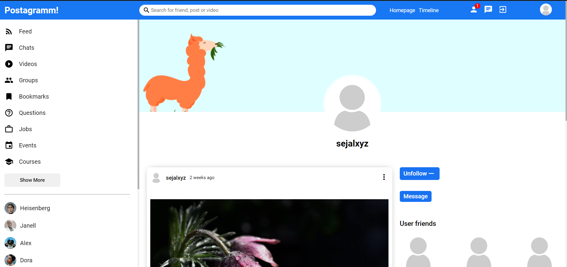 GitHub - sejalrai23/Postagram