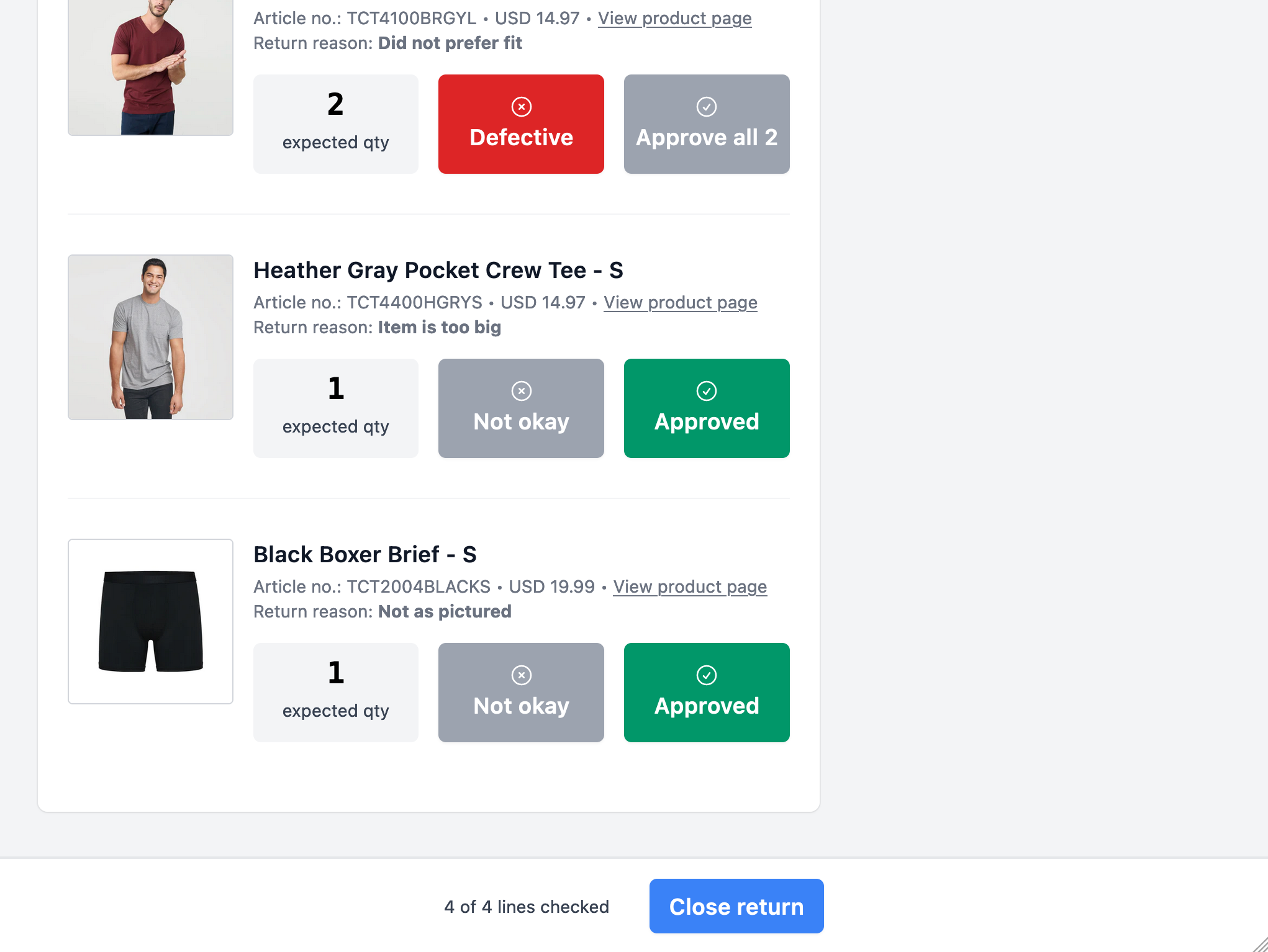 GitHub - parcelLab/returns-receive-ui: Simple UI to accept or reject parcelLab returns via ...