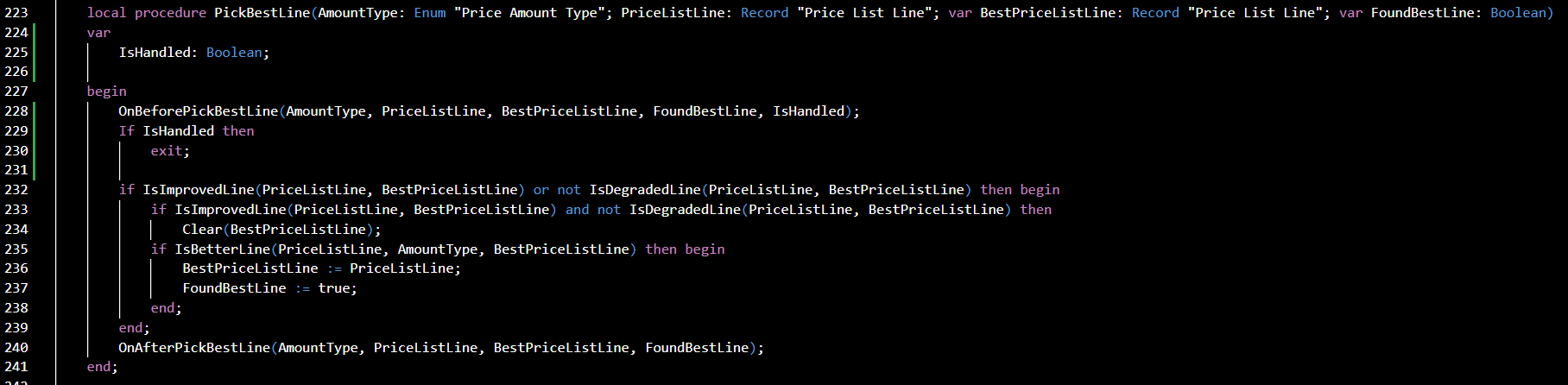 Event Request Codeunit 7002 Price Calculation V16 Implements Price Calculation · Issue 