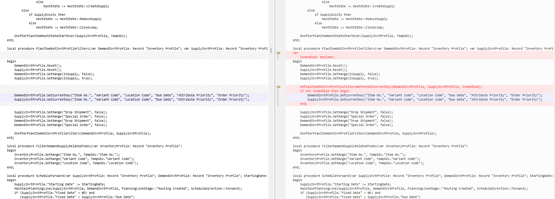 [Event Request] - Codeunit 99000854 "Inventory Profile Offsetting" - procedure ...