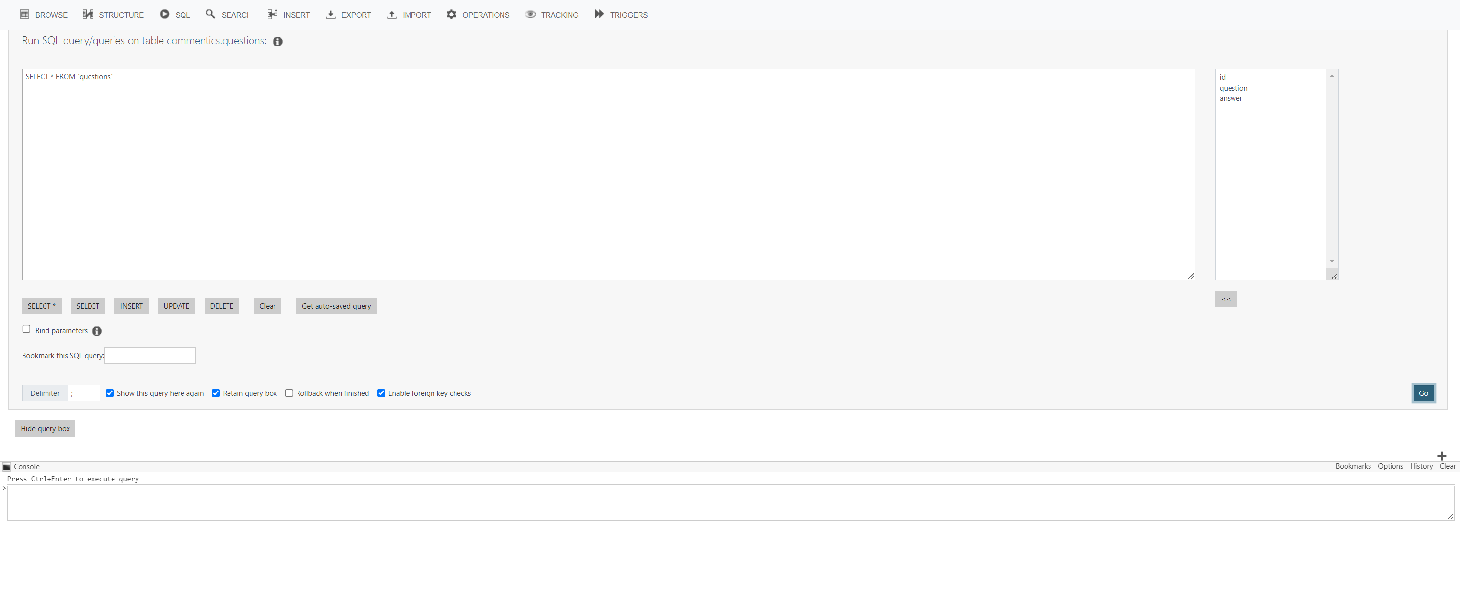Nothing happens · Issue #18339 · phpmyadmin/phpmyadmin · GitHub
