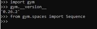 [Bug Report] Unable to import the Sequence space. · Issue #3158 · openai/gym · GitHub