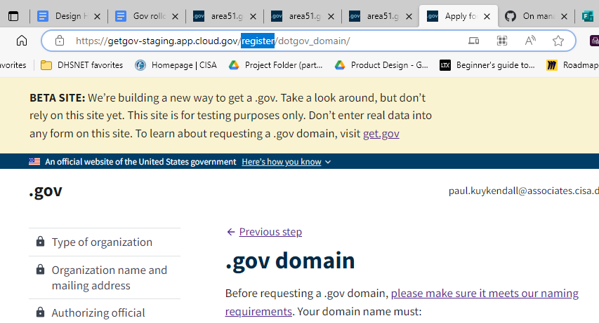 Request: Change the URL subdirectory from "register" to "request" · Issue #1288 · cisagov/manage ...