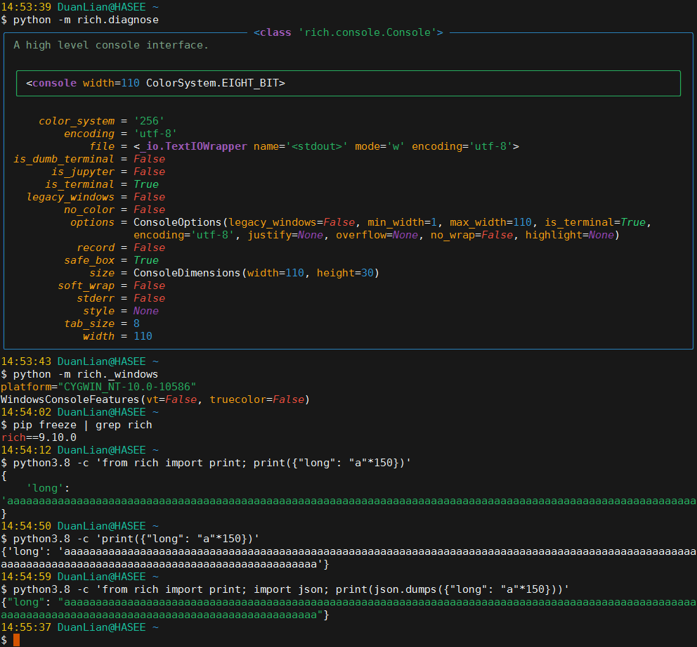 Bug Too Long Dict Value The Display Will Be Truncated · Issue 995 · Textualizerich · Github