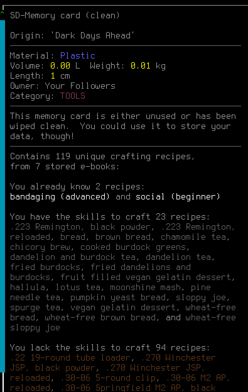 After exporting books to sd card, it still shows sd card (clean) · Issue #62786 · CleverRaven ...