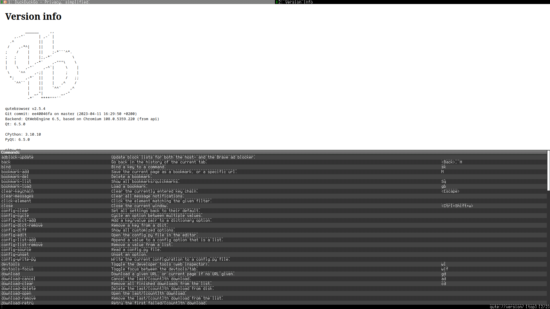 Qt 6.5: Minor UI issues · Issue #7663 · qutebrowser/qutebrowser · GitHub
