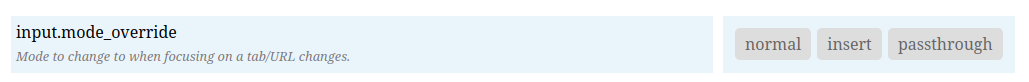 qute://settings doesn't allow setting `input.mode_override` back to empty · Issue #7730 ...