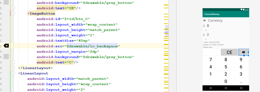Tạo hiệu ứng nhấn nút cho button trong android sử dụng cho button ta sẽ ...