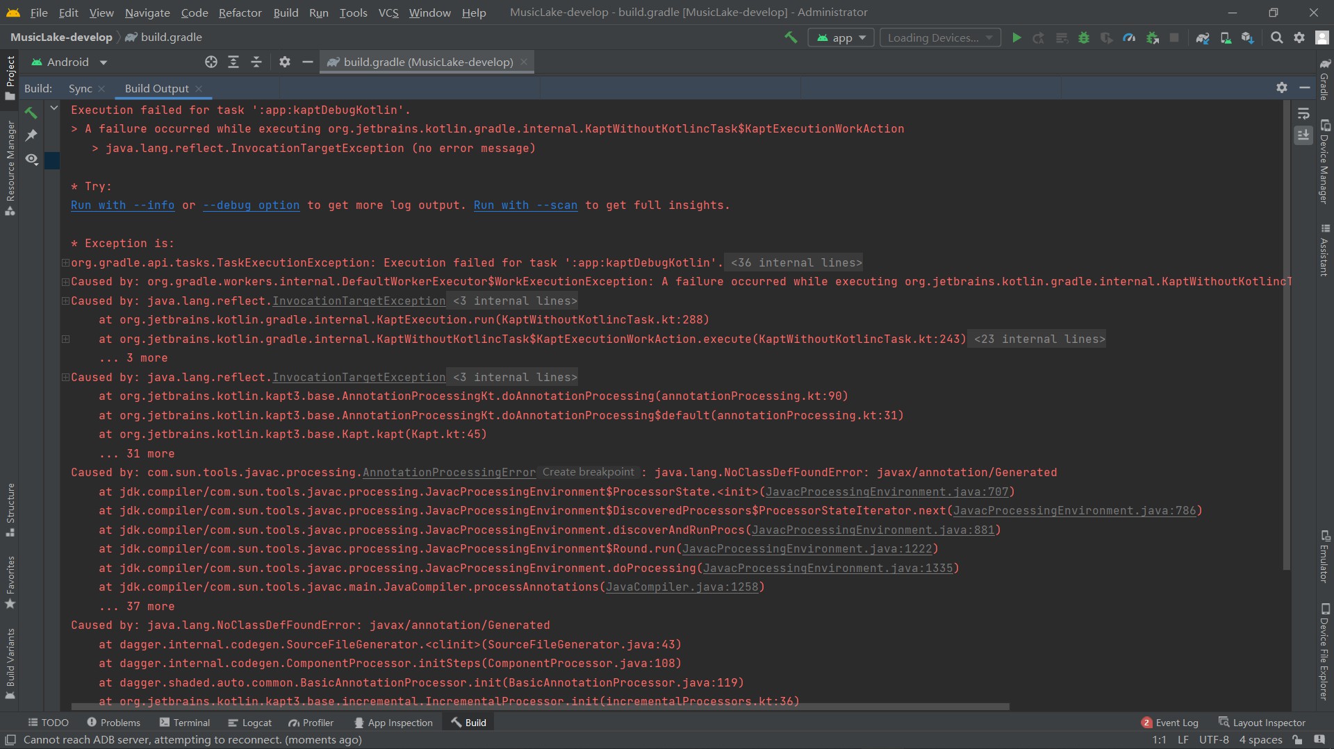 Android studio 4.1.3报错 · Issue #94 · caiyonglong/MusicLake · GitHub