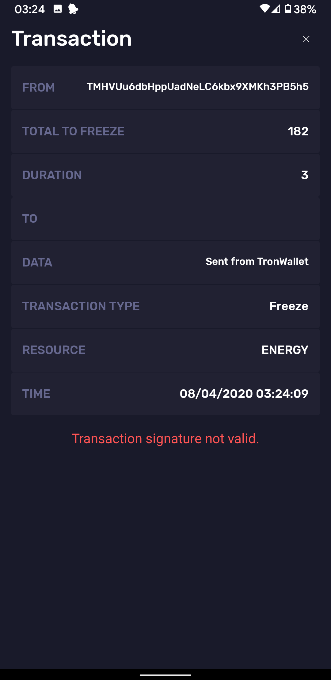 Private key not showing up · Issue #2 · klever-io/tronwallet-releases · GitHub