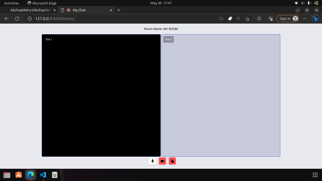 GitHub - AkshayMetry/MyChat: Video calling web application using Django framework and the Agora API.