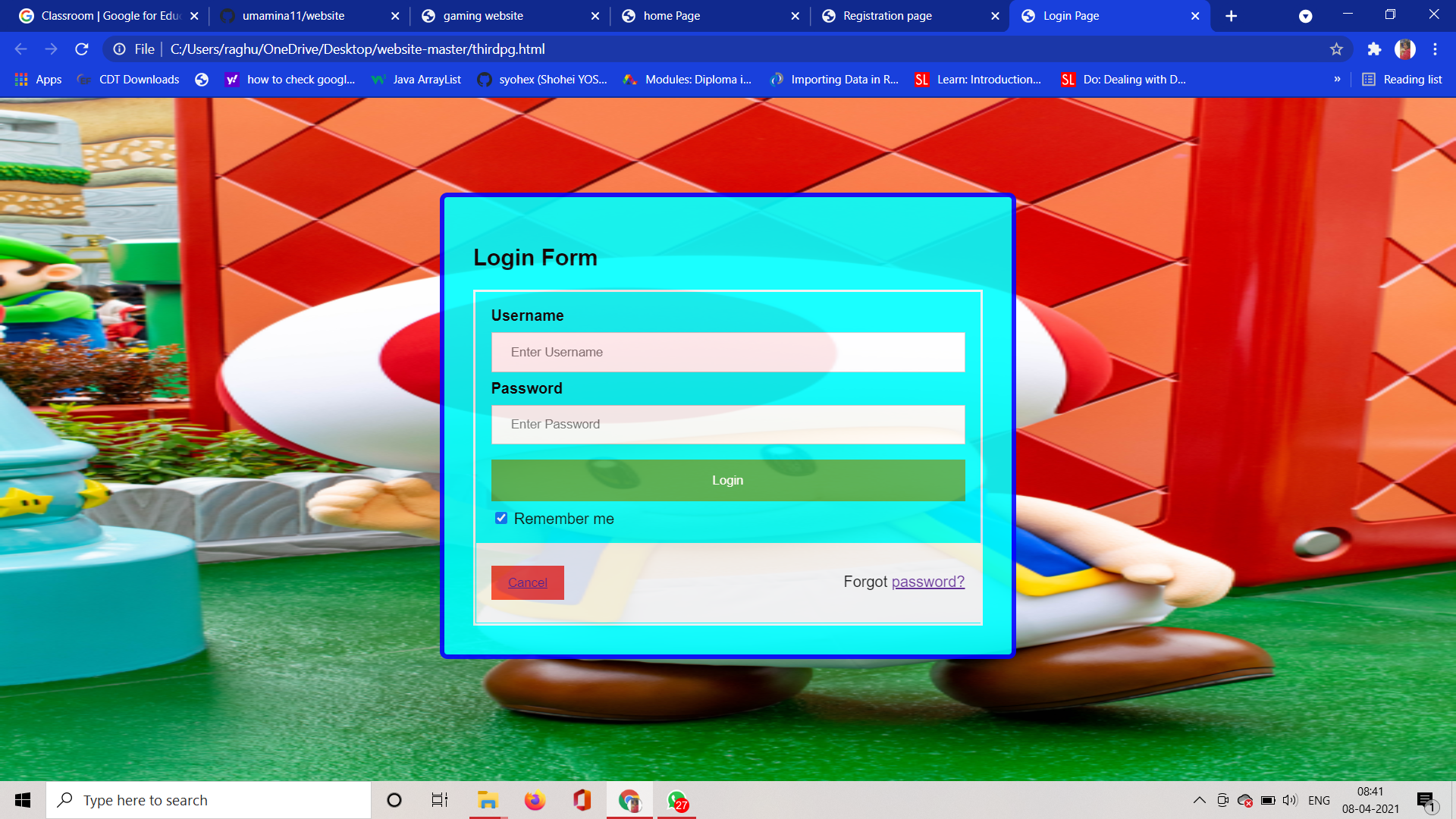 GitHub - umamina11/website