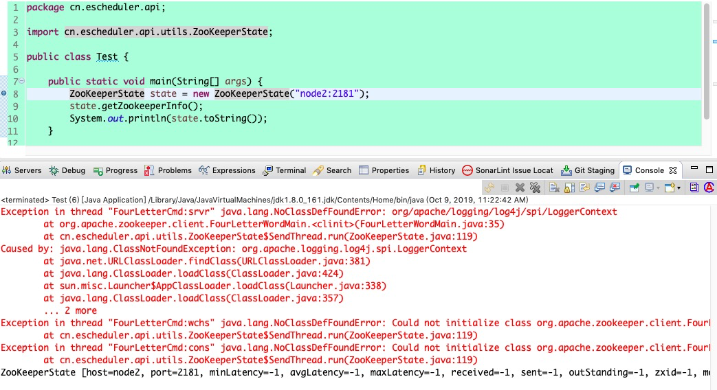 [dev]Zookeeper 管理 can't response right datas. · Issue #967 · apache/dolphinscheduler · GitHub