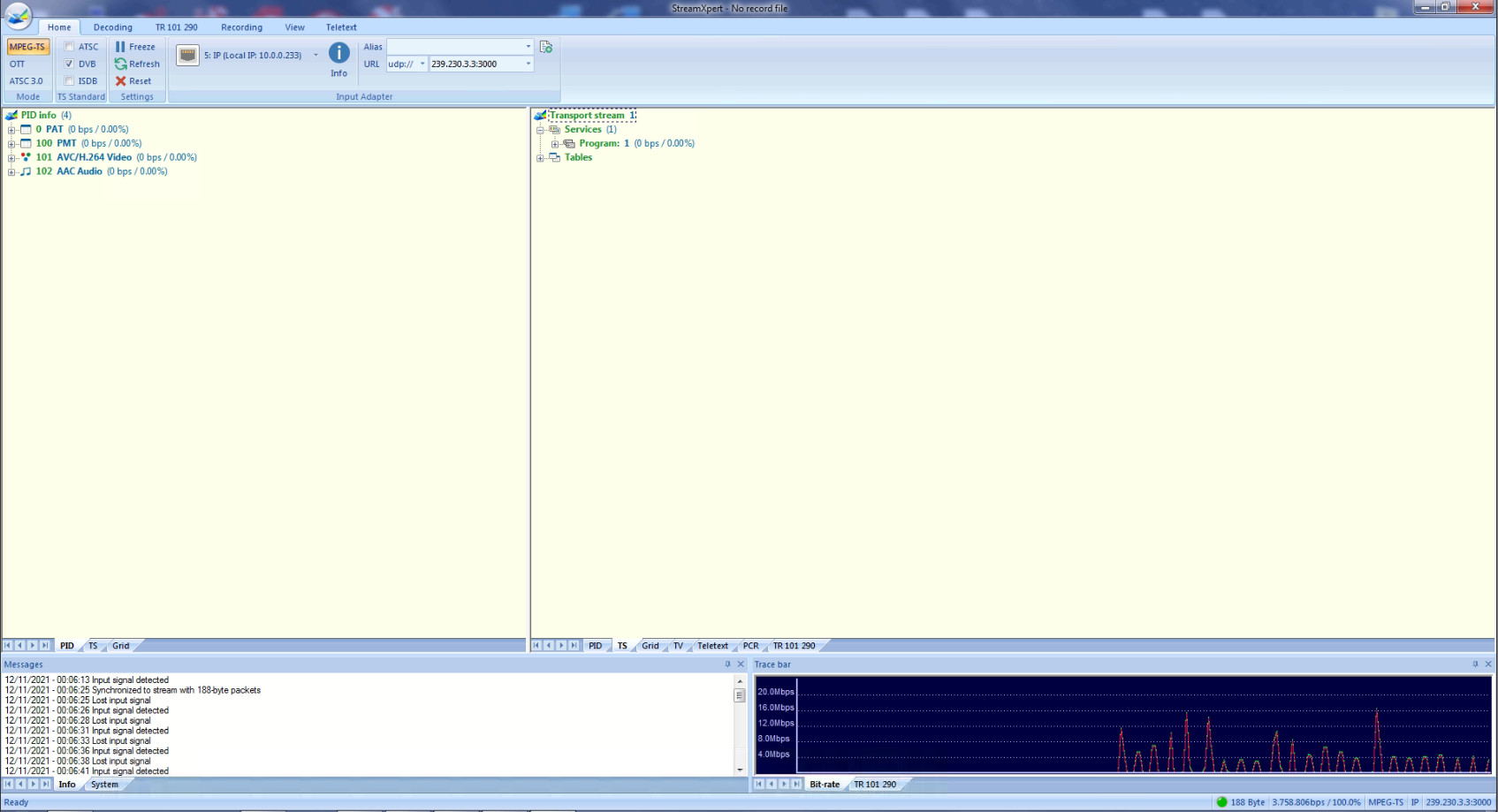 [Q] HLS to UDP MPEG TS. Discontinuous stream · Issue #907 · tsduck/tsduck · GitHub