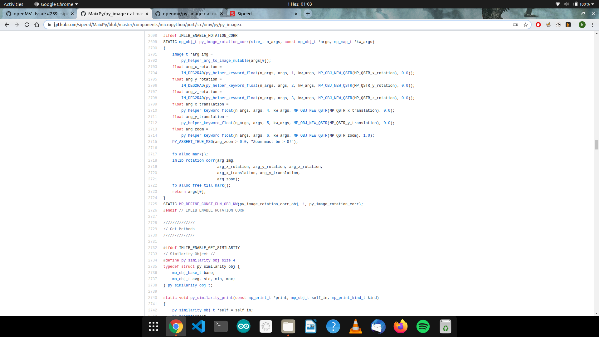 openMV · Issue #259 · sipeed/MaixPy-v1 · GitHub