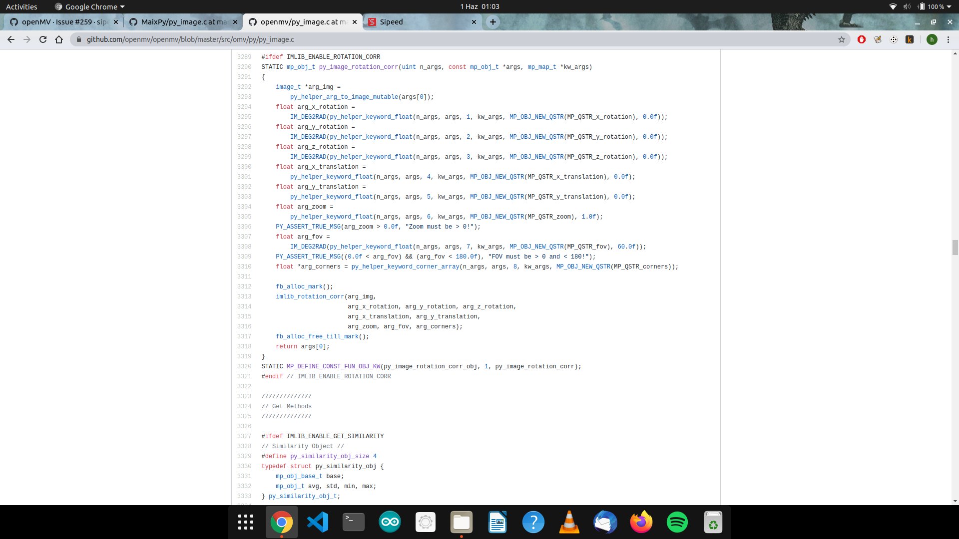 openMV · Issue #259 · sipeed/MaixPy-v1 · GitHub
