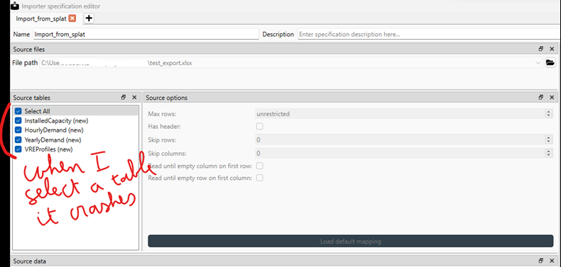 Importer makes SpineToolBox crash · Issue #2161 · spine-tools/Spine-Toolbox · GitHub