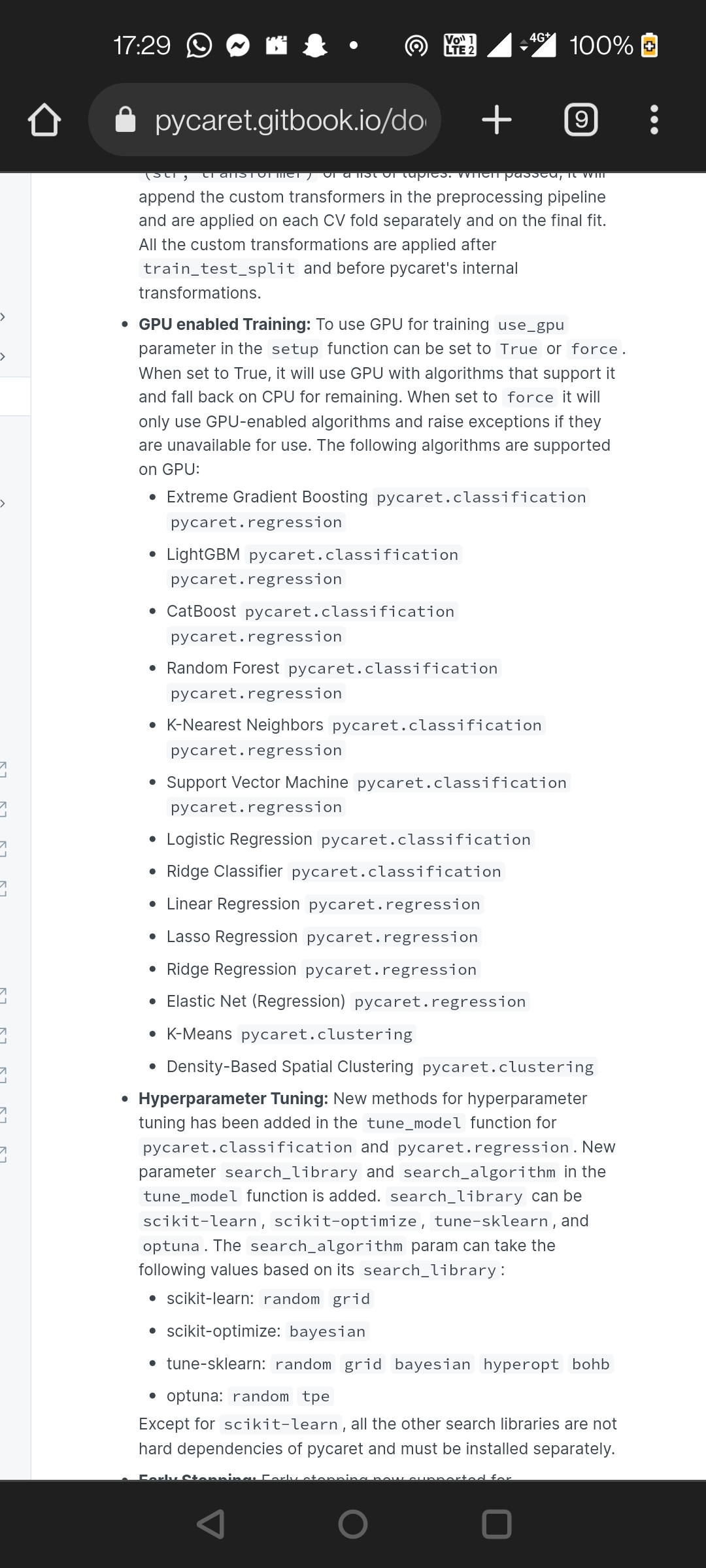 [bug] Unable To Use Gpu For Clustering · Issue 2710 · Pycaret Pycaret · Github
