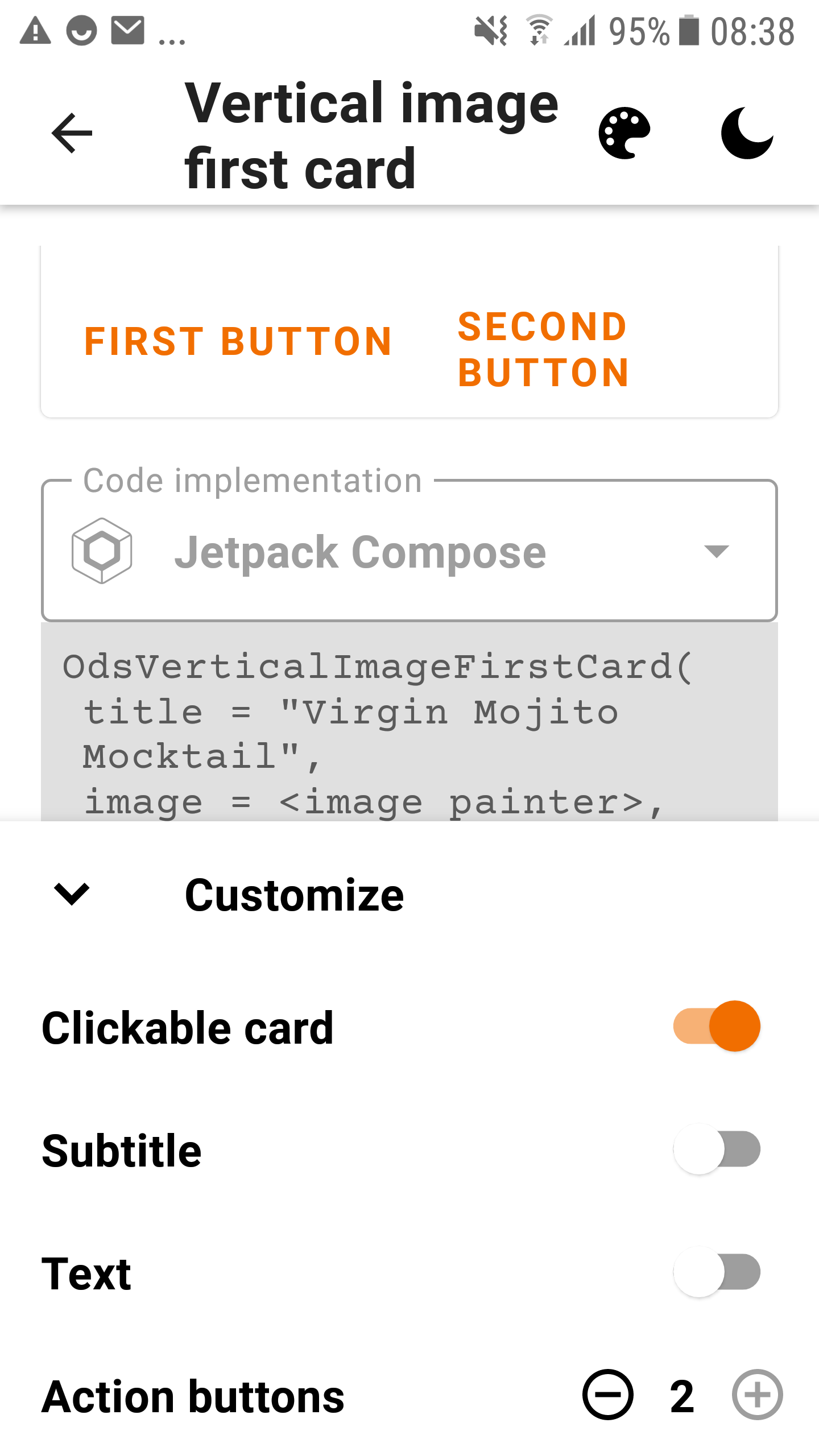 Card Button Alignement Review · Issue 620 · Orange Opensource Ods Android · Github