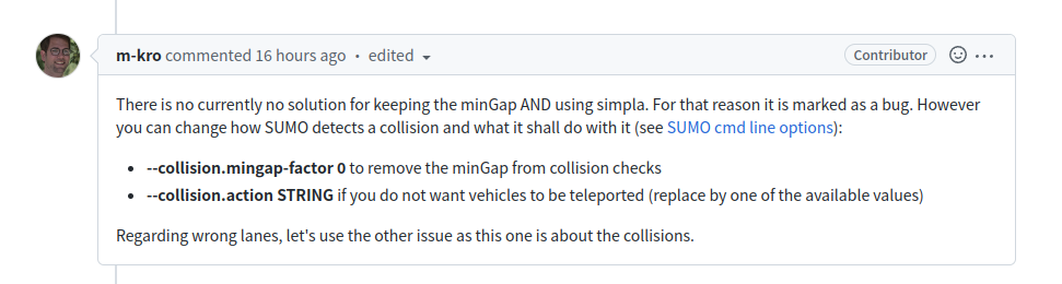 how to solve Wrong lane problem perfectly · Issue #11806 · eclipse-sumo/sumo · GitHub