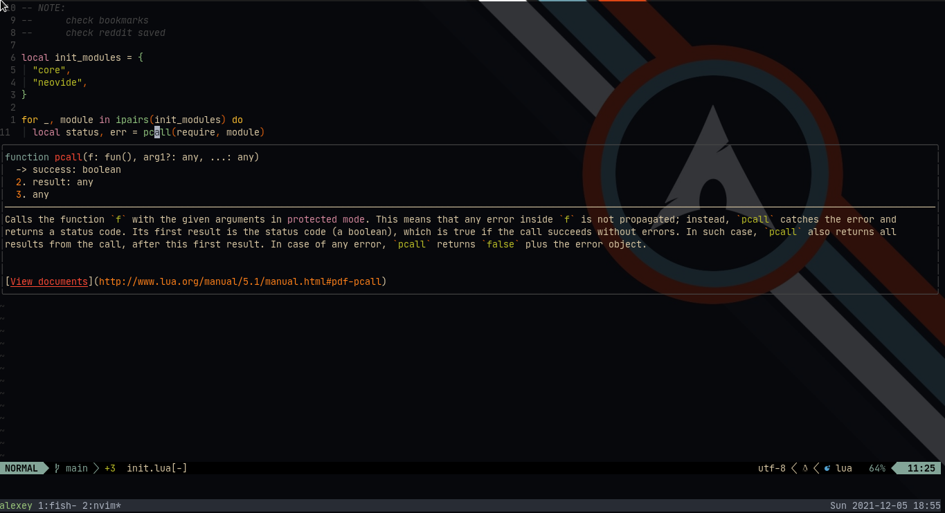 Vim Lsp Buf Hover Floating Window Goes Outside The Neovide Window · Issue 1070 · Neovide