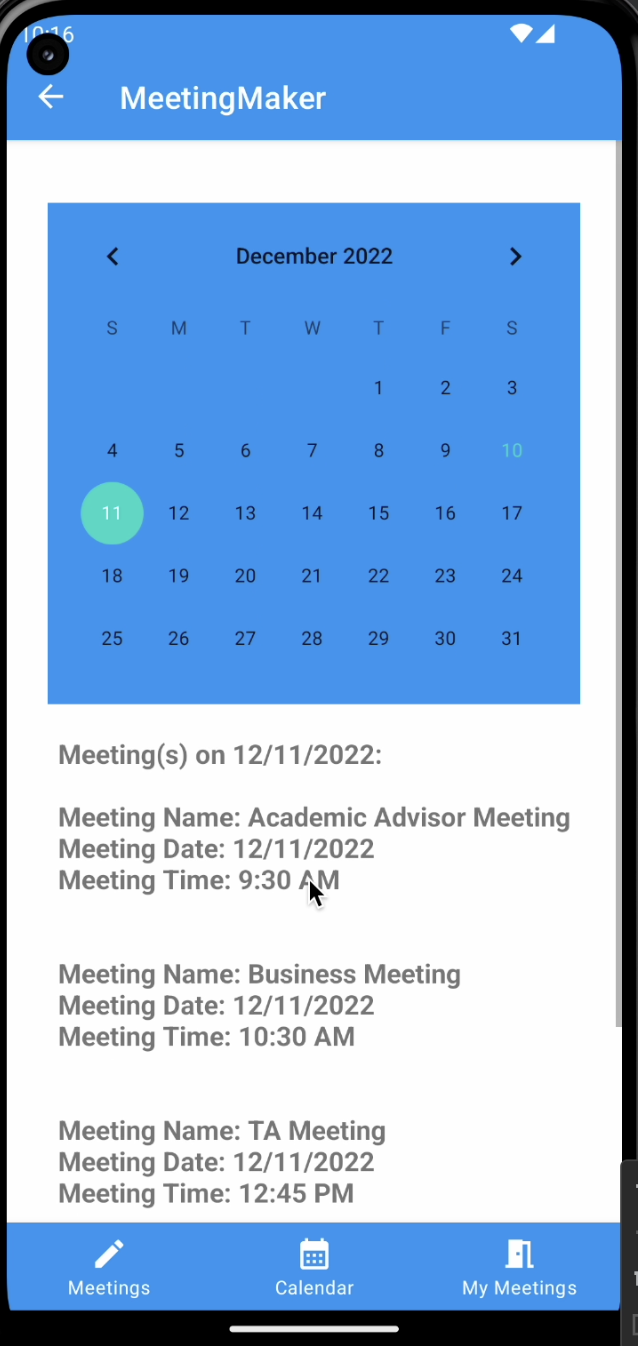 GitHub - SamBatula/MeetingMaker-Android-App