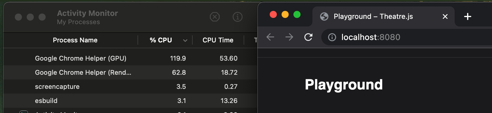 [Bug] - Playground performance · Issue #325 · theatre-js/theatre · GitHub