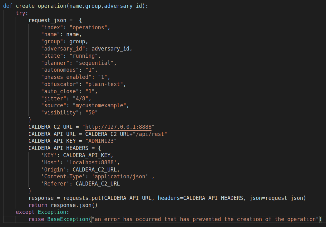 Operation created from the API does not appear in the UI · Issue #1599 · mitre/caldera · GitHub