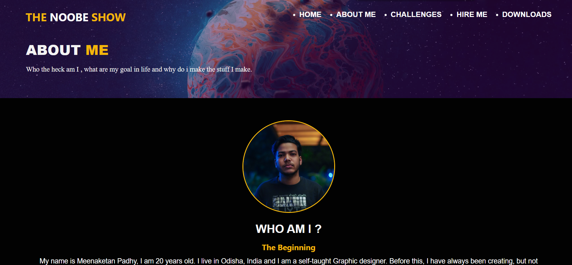 GitHub - NishikantaRay/THE_NOOB_SHOW: IG- @the_noobe_show_ Meenaketan Padhy (Freelancing)