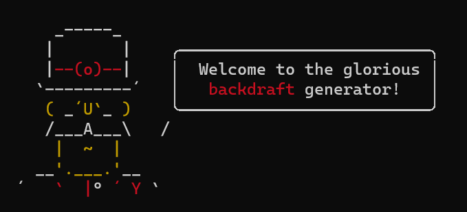 GitHub - NishikantaRay/generator-backdraft: Implying the tool's ability to forge and shape Node ...