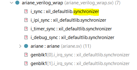 synchronizer for ariane_verilog_wrap · Issue #443 · openhwgroup/cva6 · GitHub