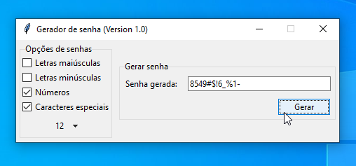GitHub - MarchPy/Gerador-de-senhas-GUI: Gerador de senhas seguras com interface gráfica.