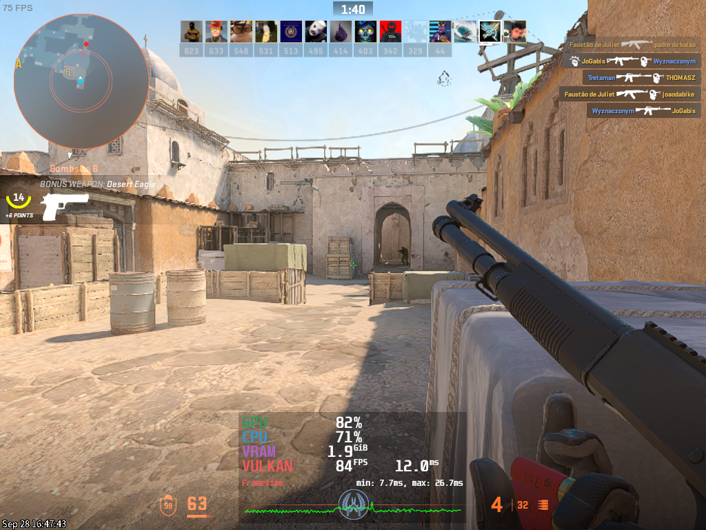 2 GB of VRAM is not enough to run the game acceptably on Linux (it is on Windows, though ...