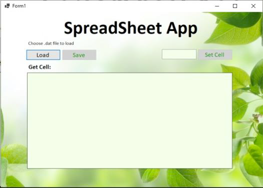 GitHub - mor-sa/SpreadSheetApp: SpreadSheetApp is a C# GUI Application built for my Operating ...