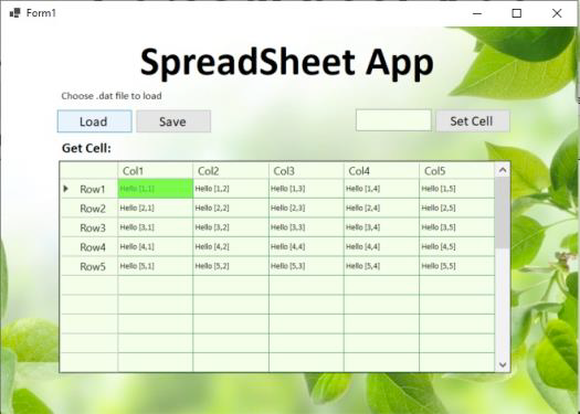 GitHub - mor-sa/SpreadSheetApp: SpreadSheetApp is a C# GUI Application built for my Operating ...