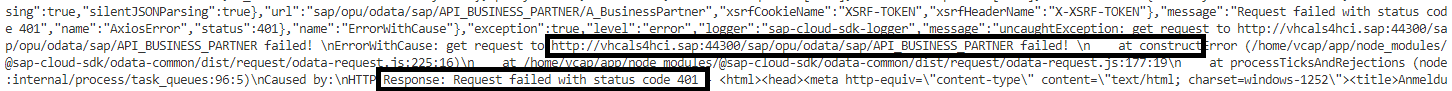 connecting S4 Hana system to node.js application · Issue #2803 · SAP/cloud-sdk-js · GitHub