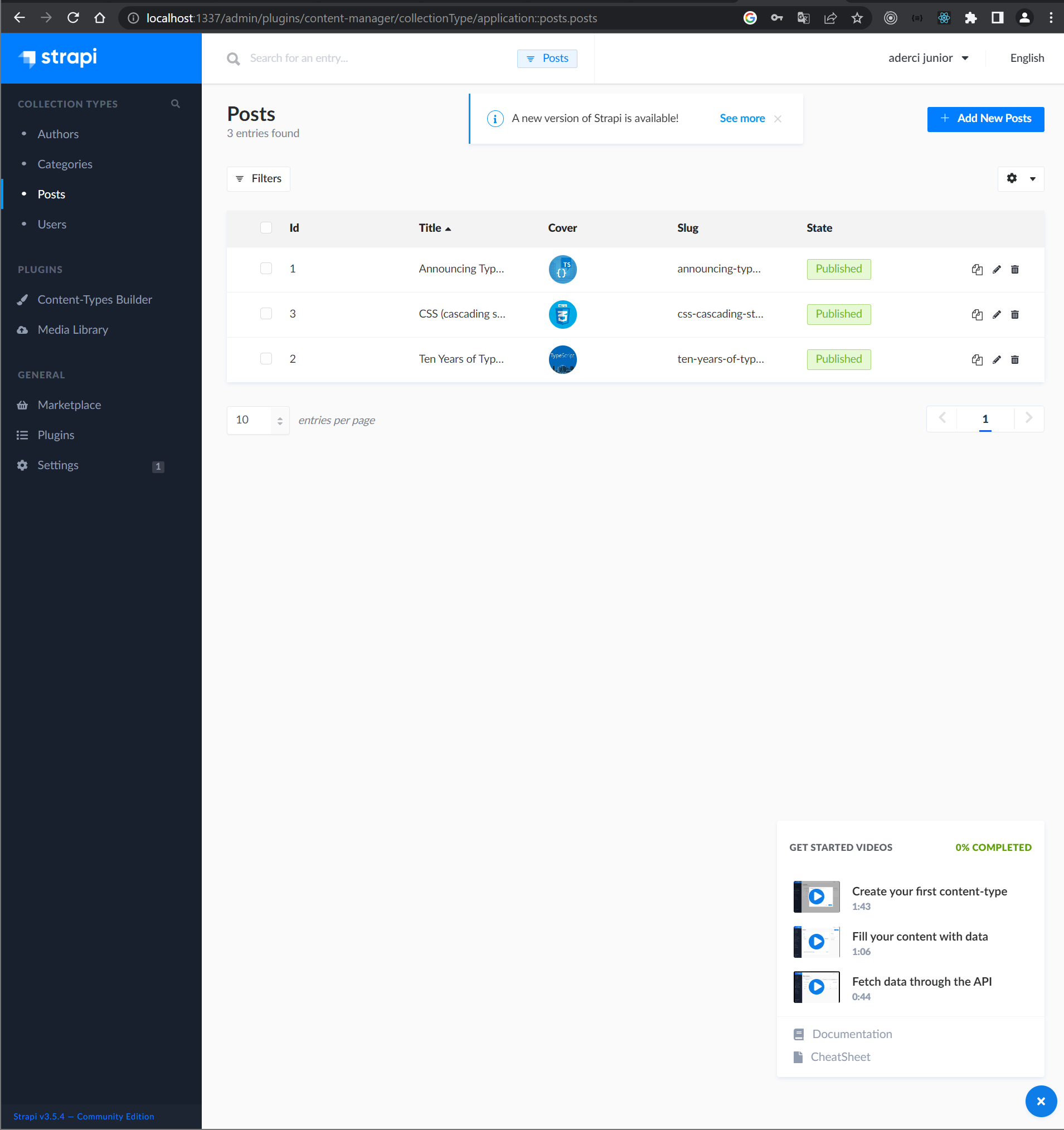 GitHub - adercijr/Blog-FullStack