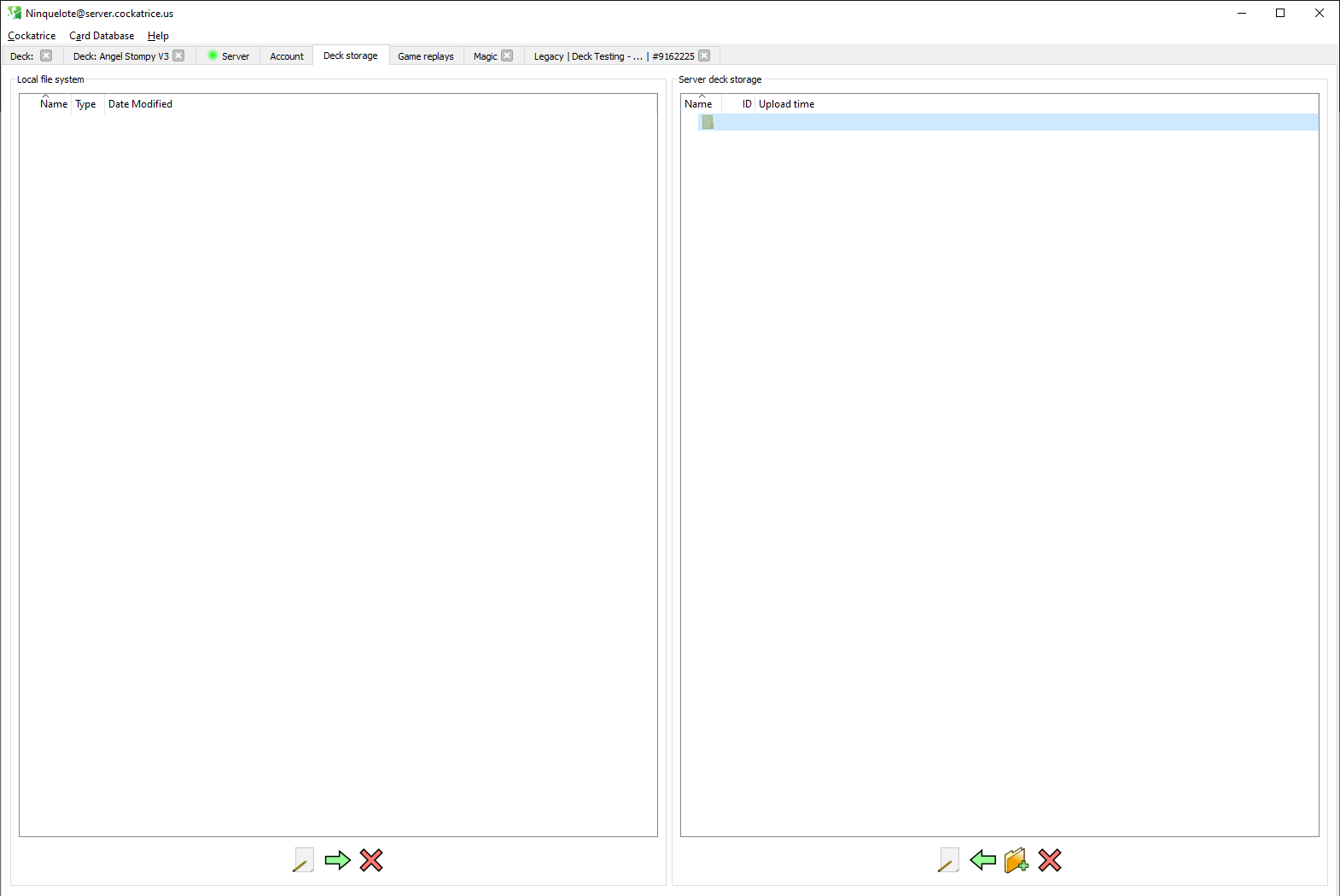 Deckstorage Not Working · Issue 4711 · Cockatrice Cockatrice · Github