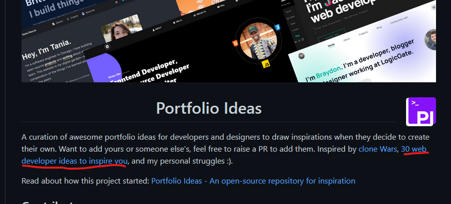 Broken link in README file · Issue #217 · Evavic44/portfolio-ideas · GitHub