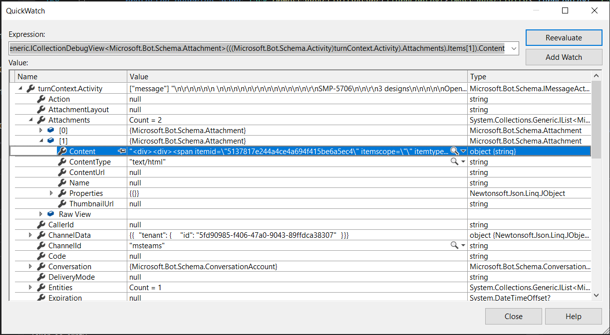Handle adaptive card sent to the bot · Issue #2338 · microsoft/BotBuilder-Samples · GitHub