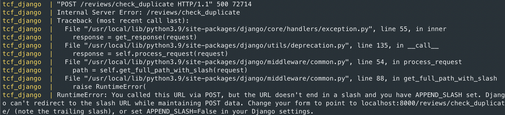 Can't post a review on local instance · Issue #617 · thecourseforum/theCourseForum2 · GitHub