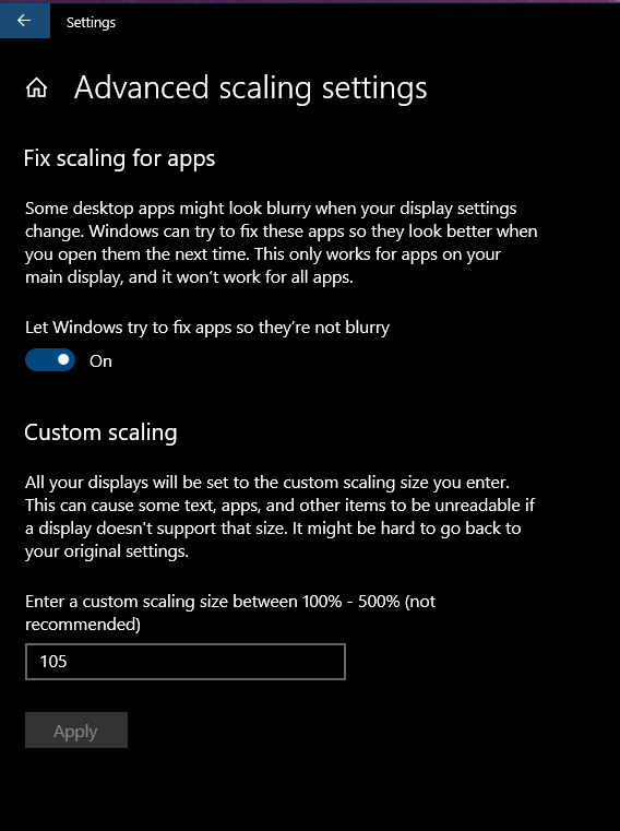 custom scaling · Issue #3136 · microsoft/PowerToys · GitHub
