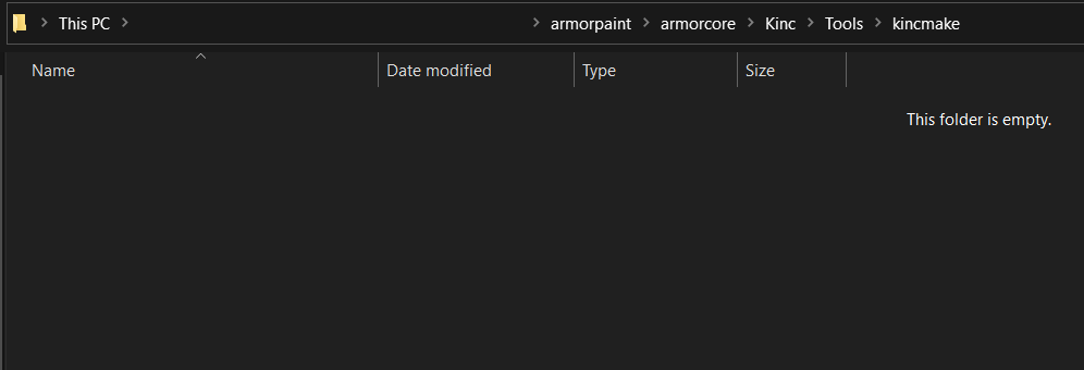 Build failure on Windows. · Issue #602 · armory3d/armortools · GitHub